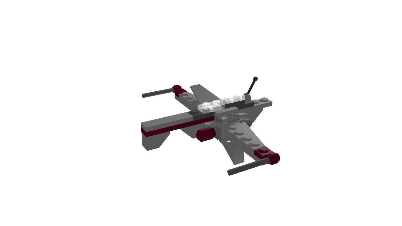 Lego X-Wing Model 6967 3D model | CGTrader