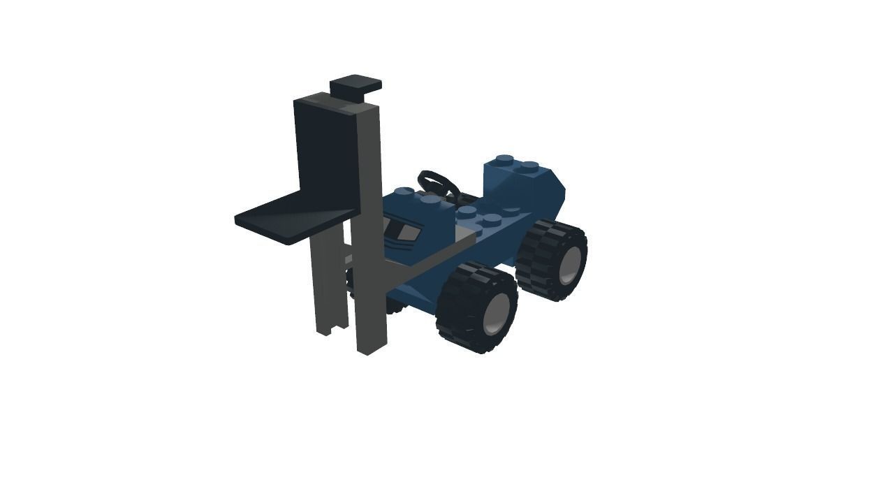 Lego Loader Model 6330 3D model | CGTrader