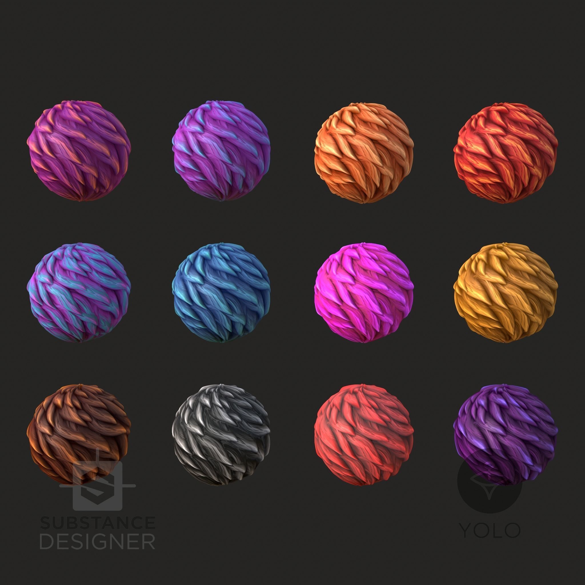 Stylized Fur Material Pack 2K Texture | CGTrader