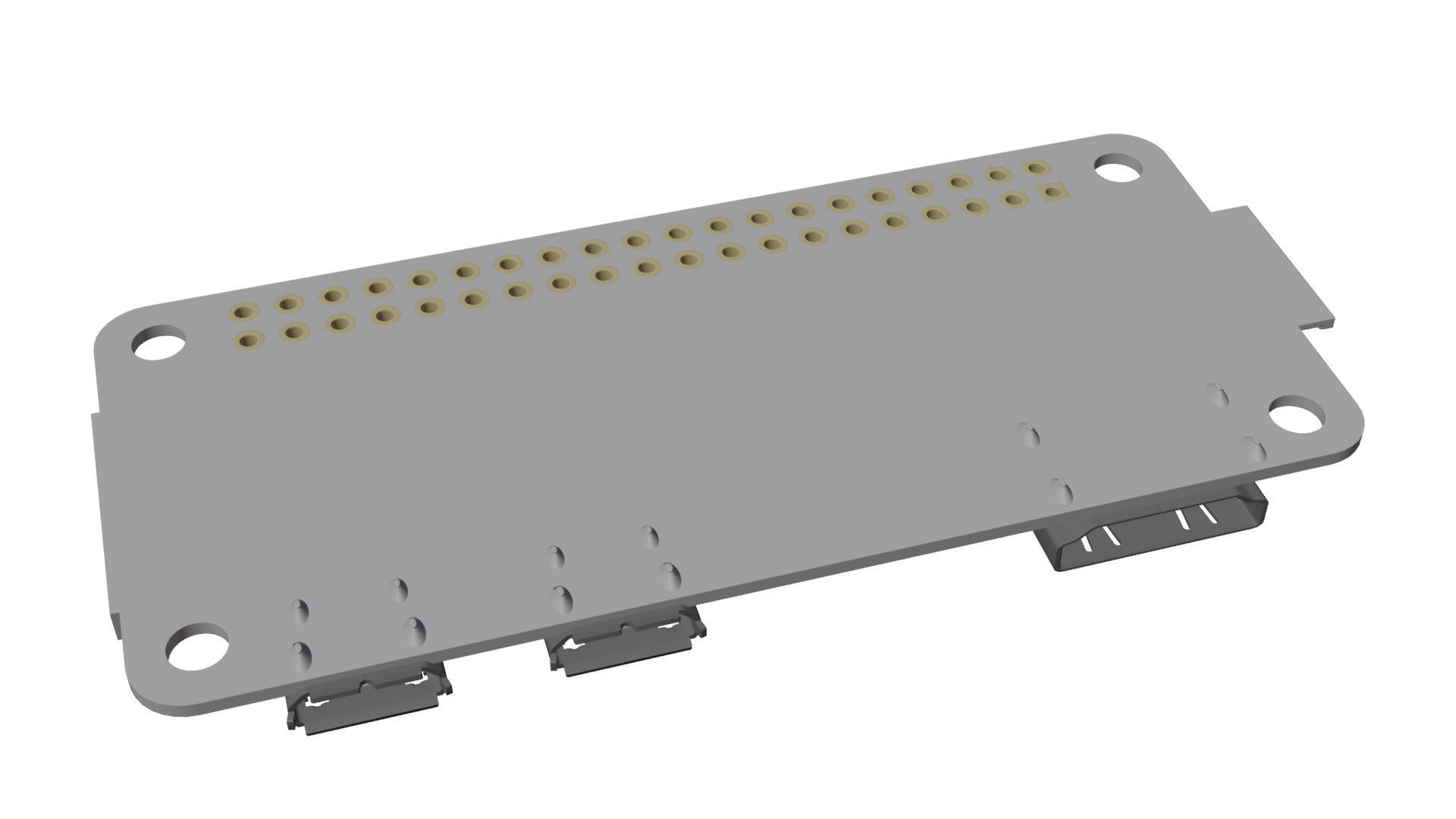 3D model Raspberry pi zero w two VR / AR / low-poly | CGTrader