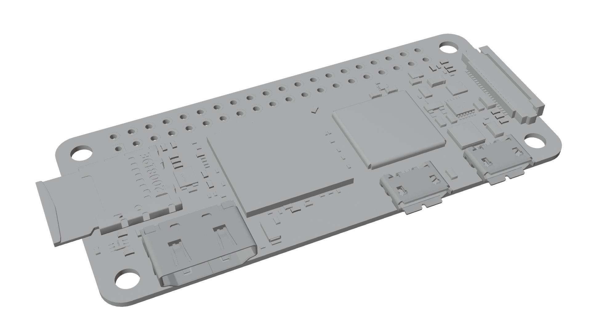 3D model Raspberry pi zero w two VR / AR / low-poly | CGTrader