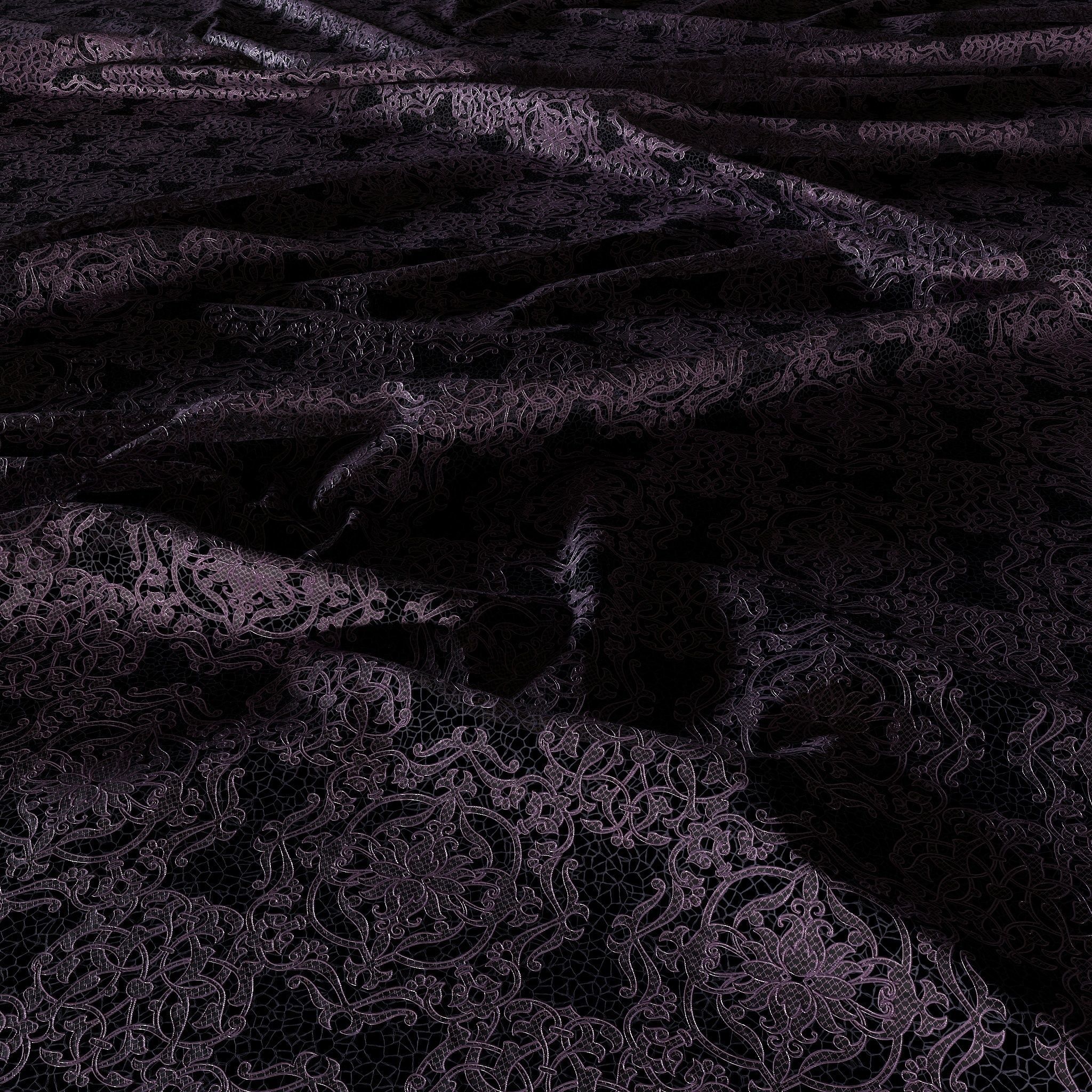 Lace Embroidery 09 - 4K - PBR - PNG - SBSAR Texture | CGTrader