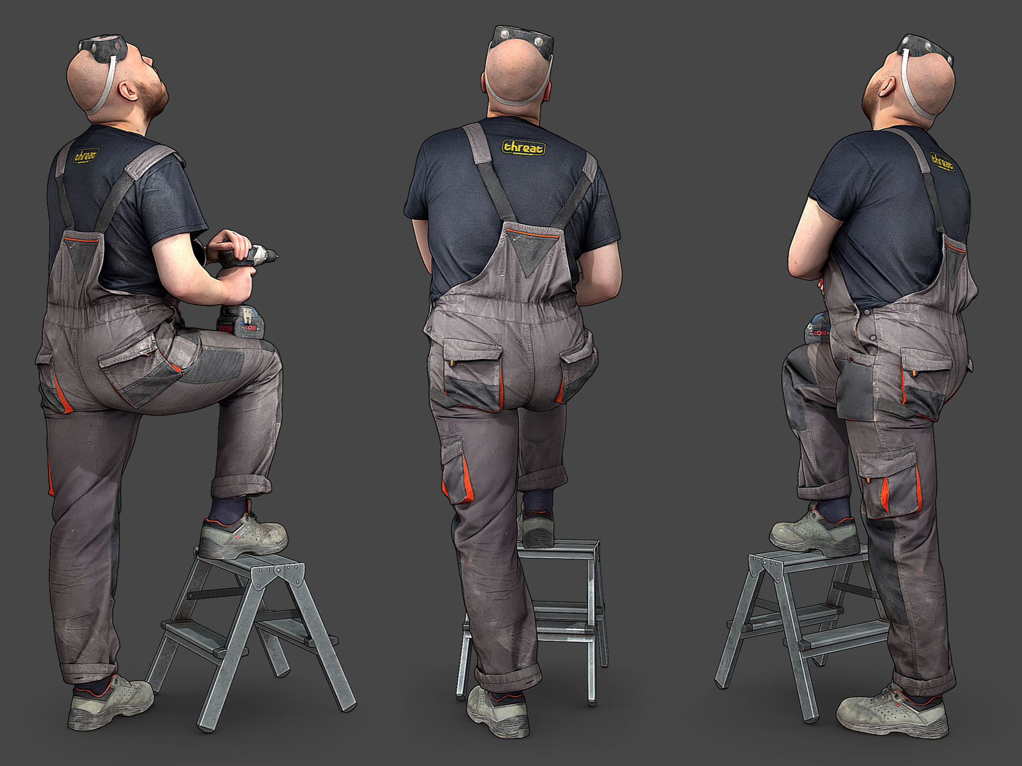 Stylized Construction Worker 3D model | CGTrader