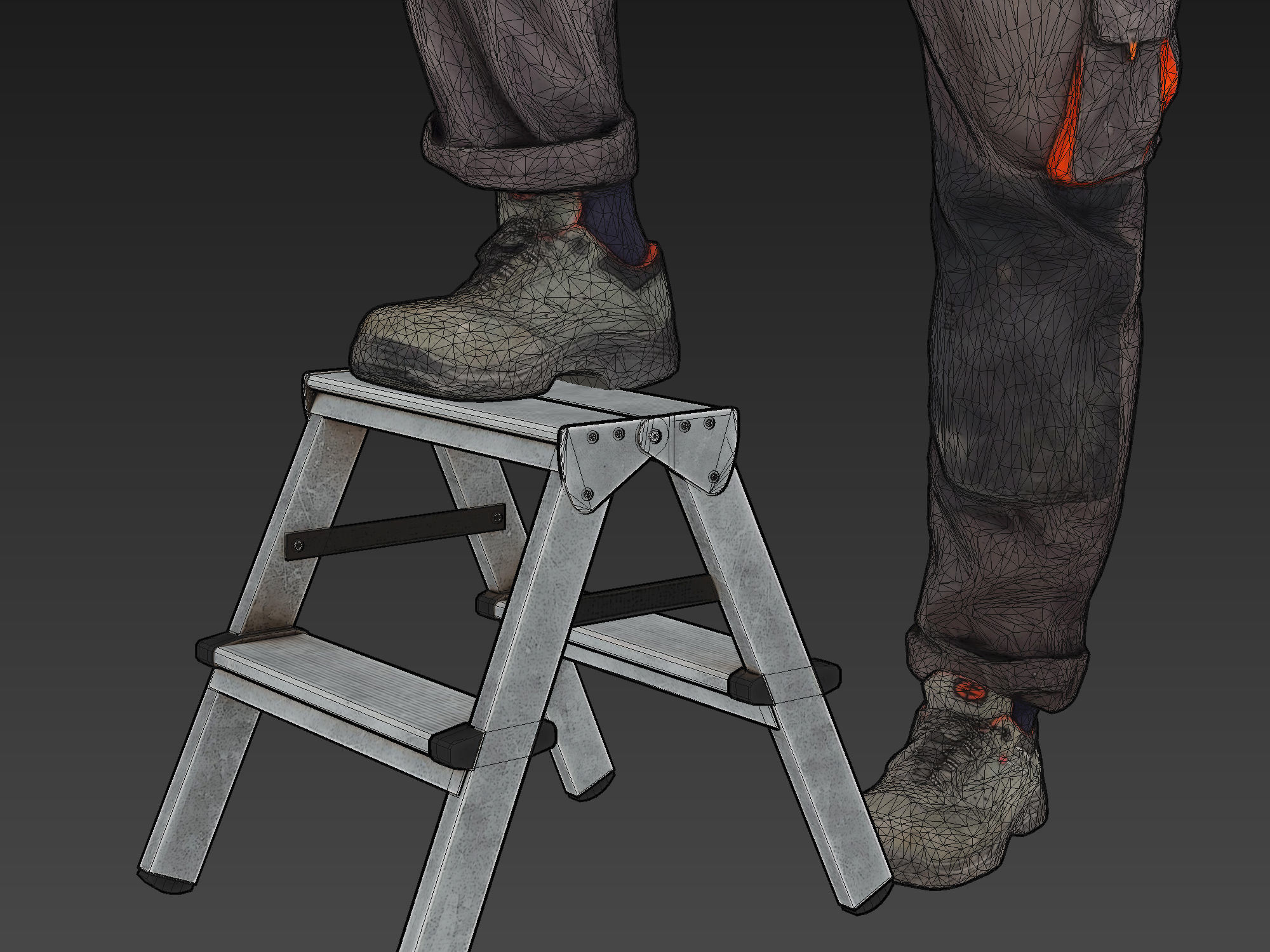 Stylized Construction Worker 3D model | CGTrader