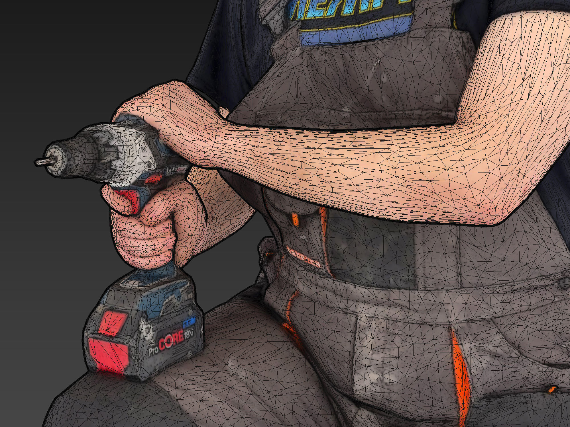 Stylized Construction Worker 3D model | CGTrader