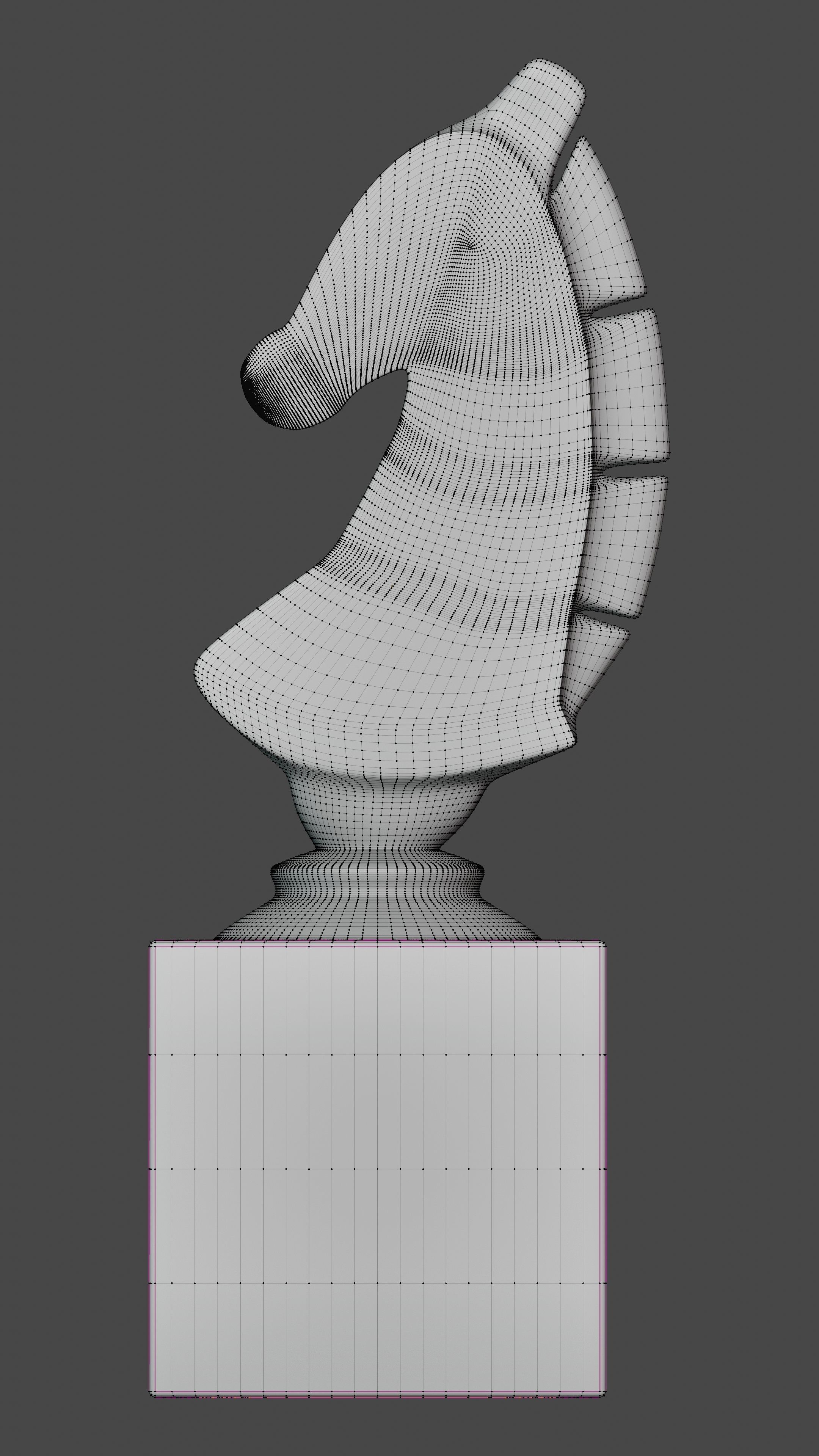Squid Game Knight Chess Piece 3D model | CGTrader