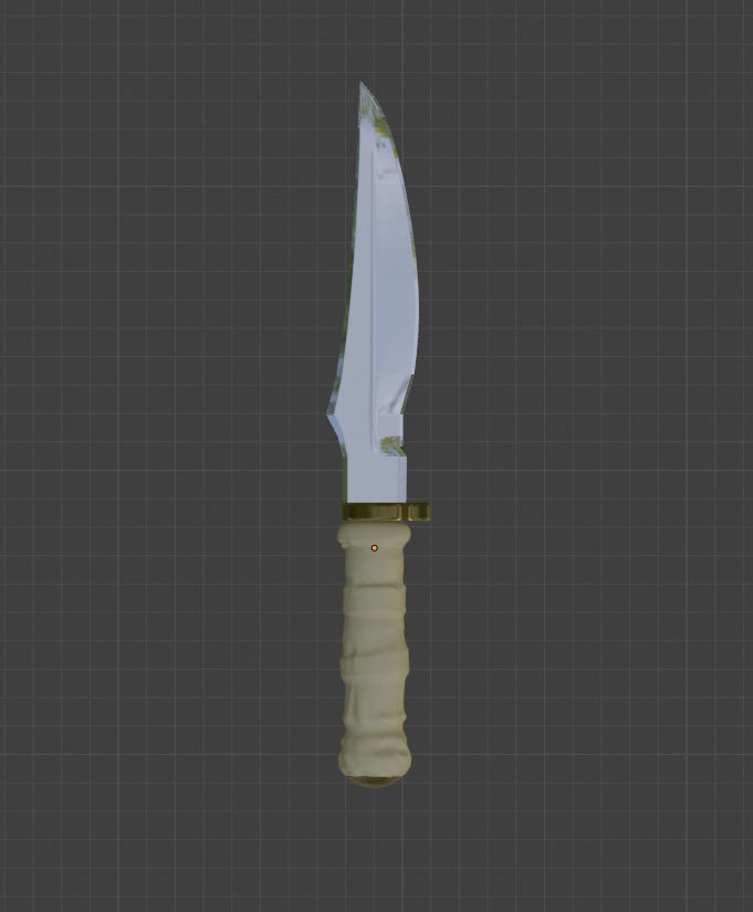 BONE HANDLE KNIFE DAGGER 3D model 3D printable | CGTrader