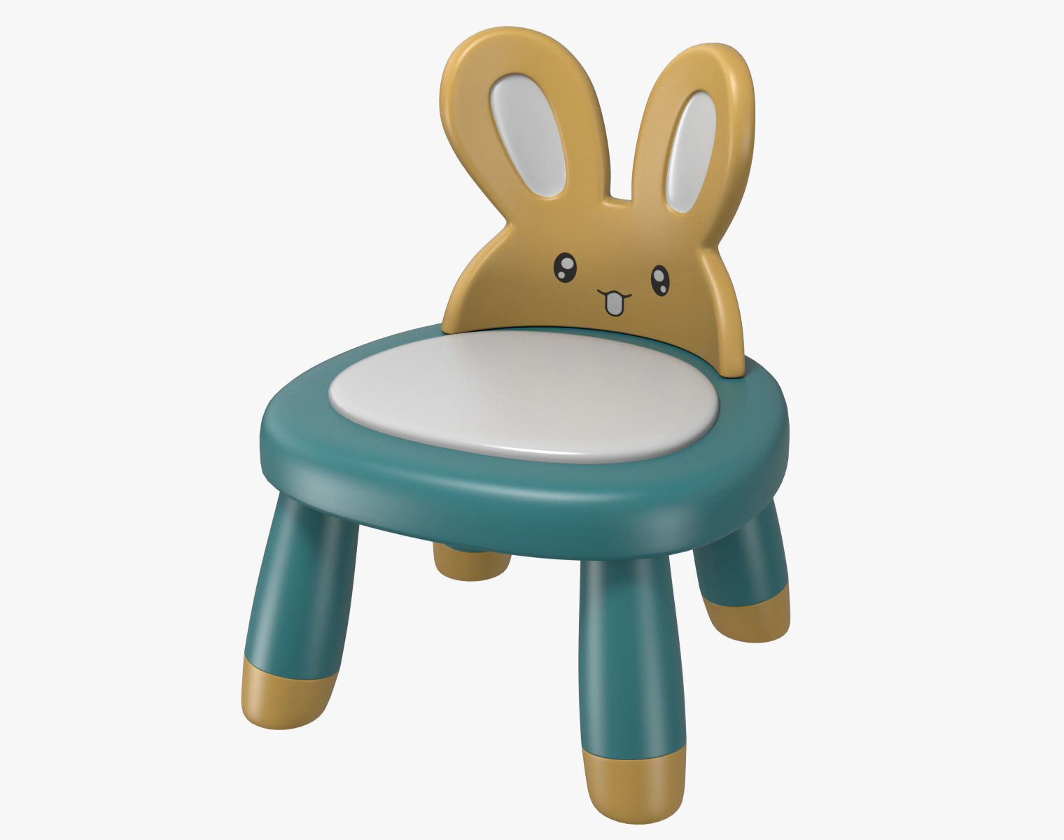 Rabbit kids chair 3D model | CGTrader