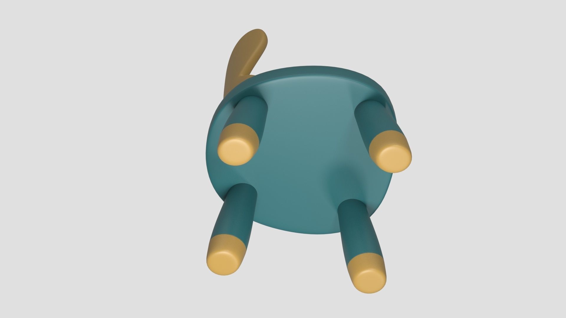 Rabbit kids chair 3D model | CGTrader