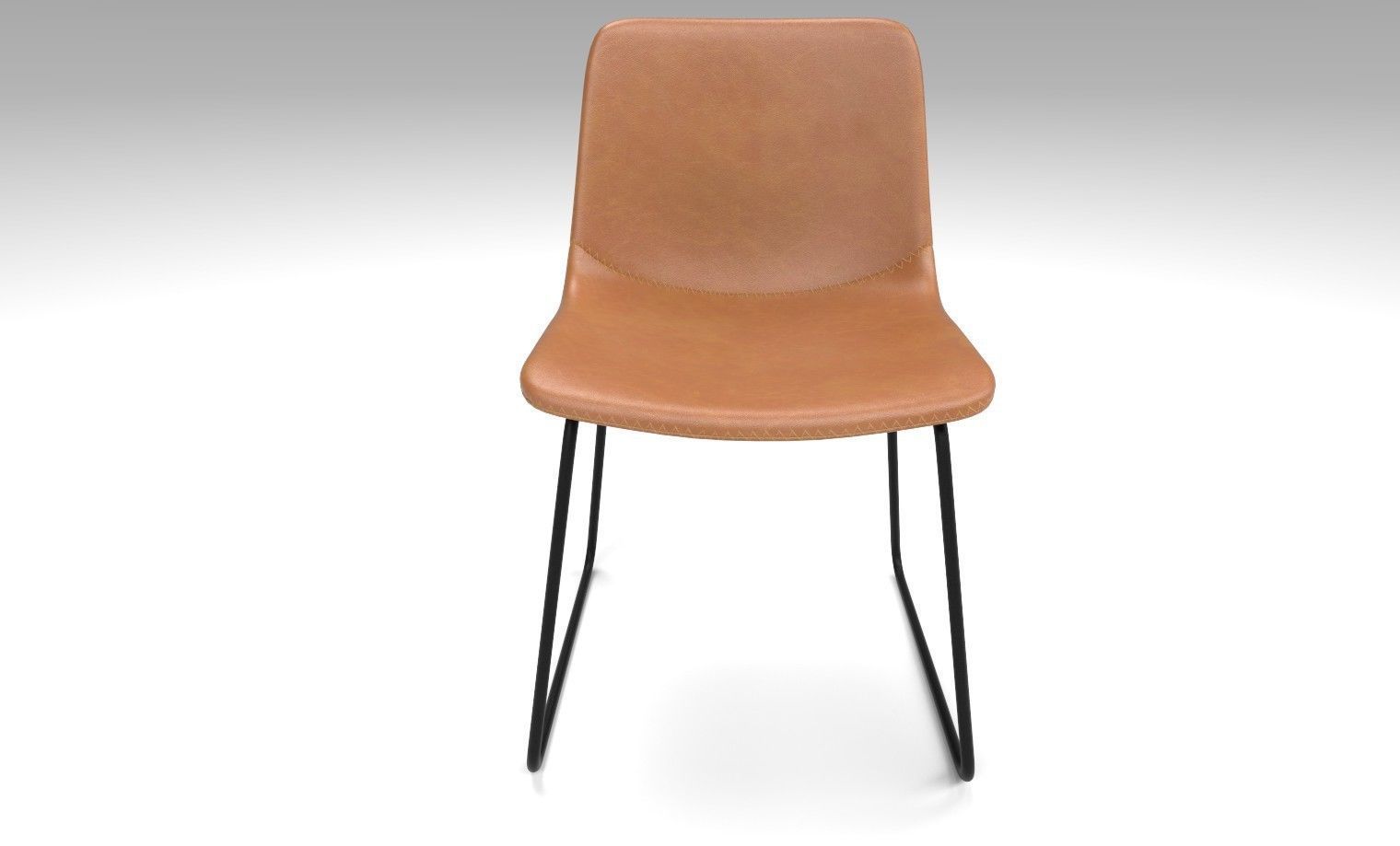 Leather Chair with Stitching 3D model | CGTrader