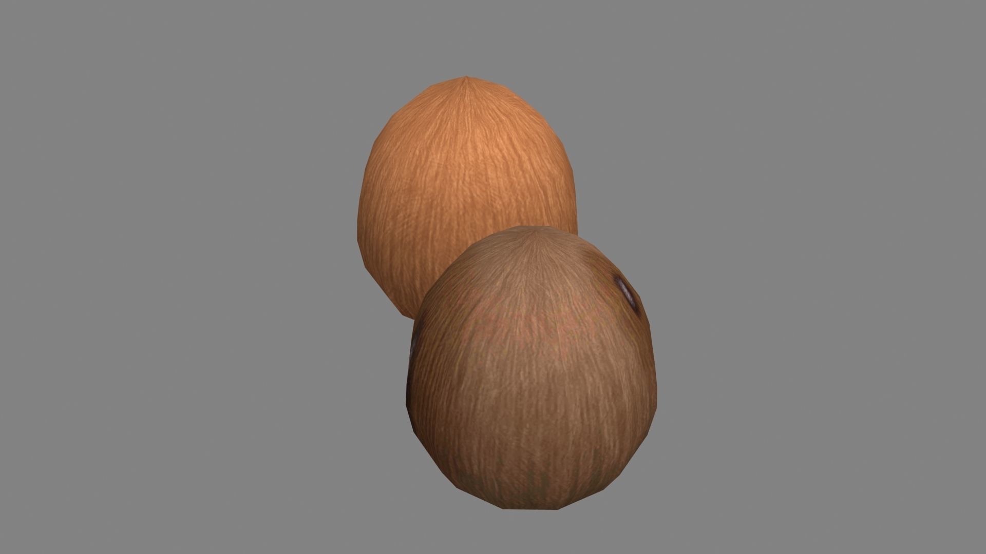 3D model Cartoon rotten coconut and coconuts VR / AR / low-poly | CGTrader