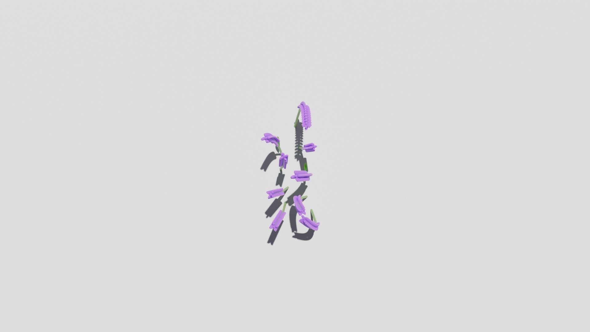 3D model lavender flower VR / AR / low-poly | CGTrader