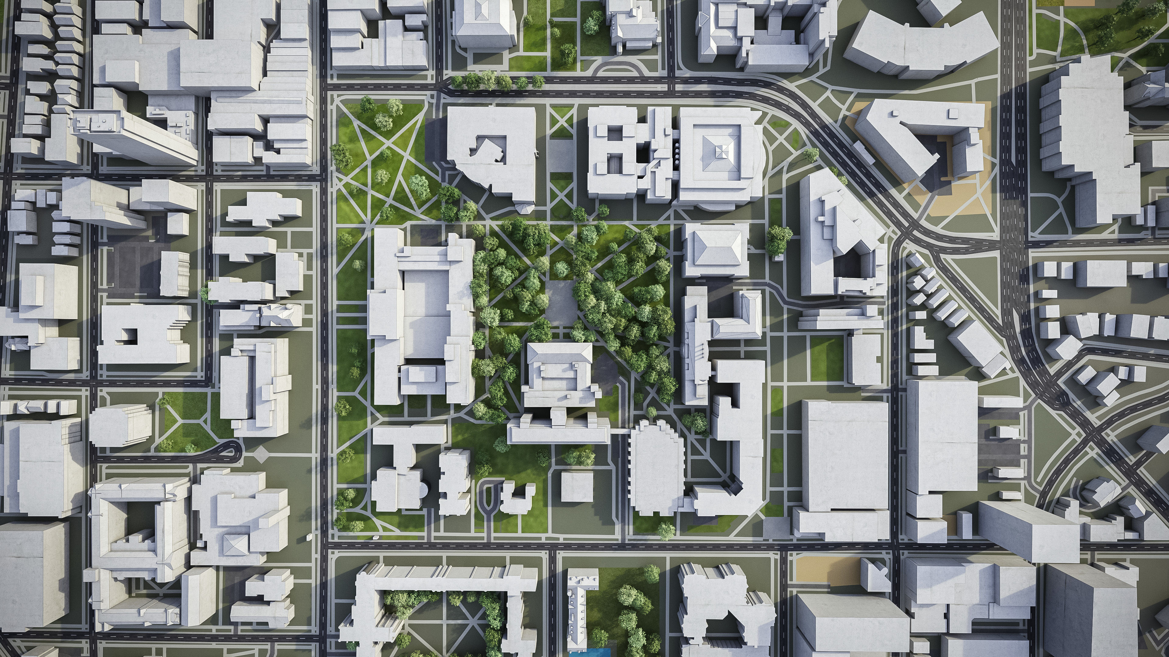 3D model Ann Arbor VR / AR / low-poly | CGTrader