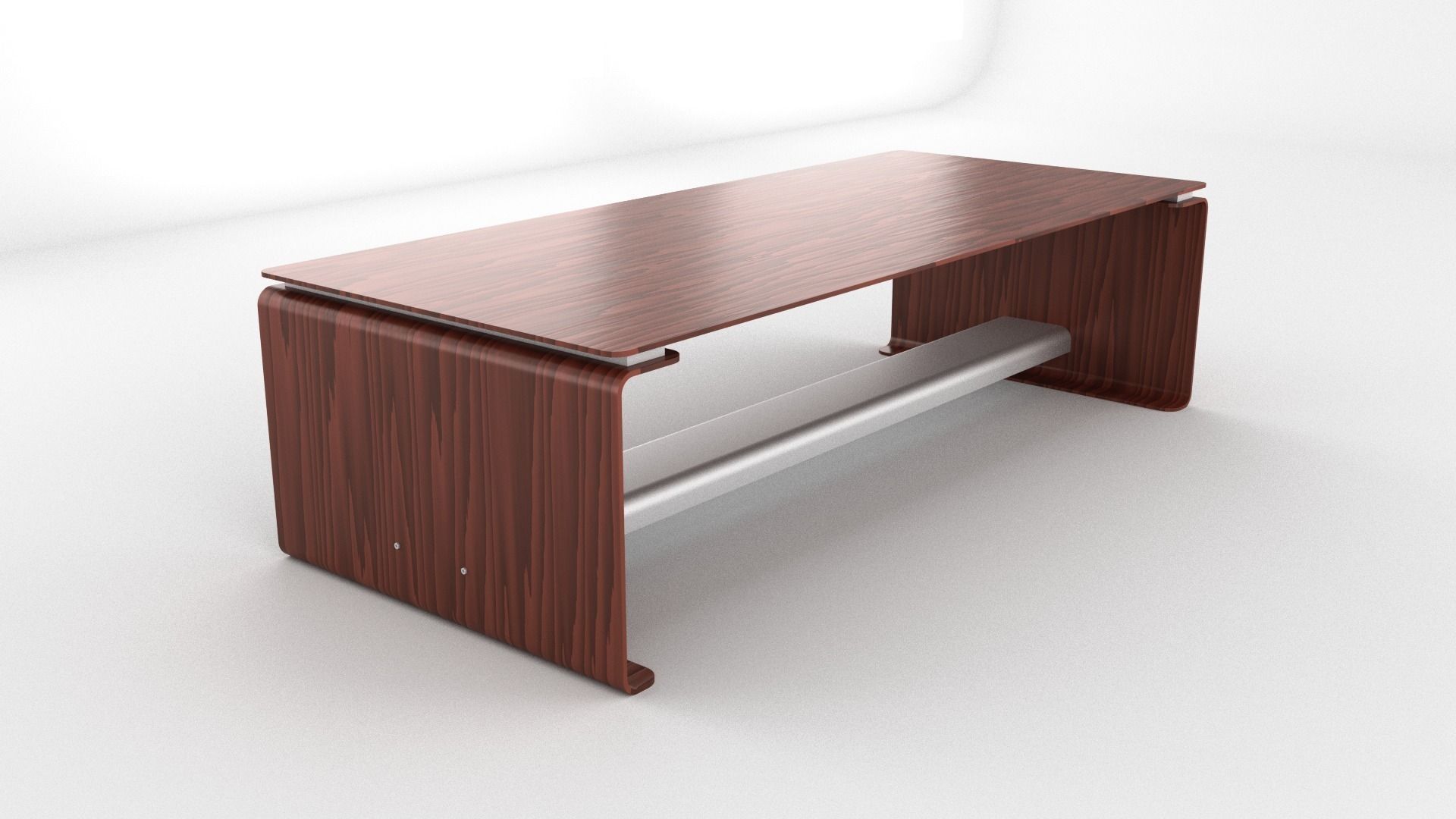 Wooden Table Design free 3D model | CGTrader