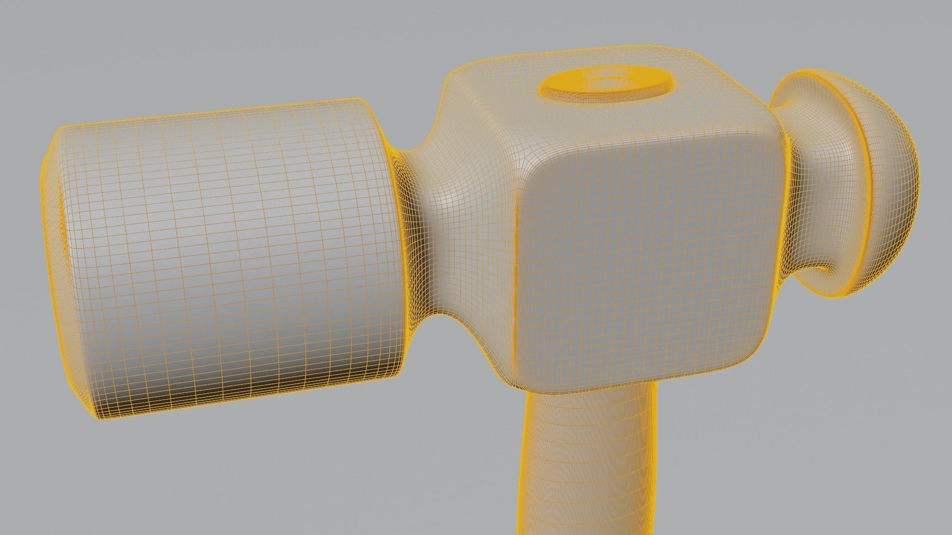 Hi-poly bob-head hammer free 3D model | CGTrader