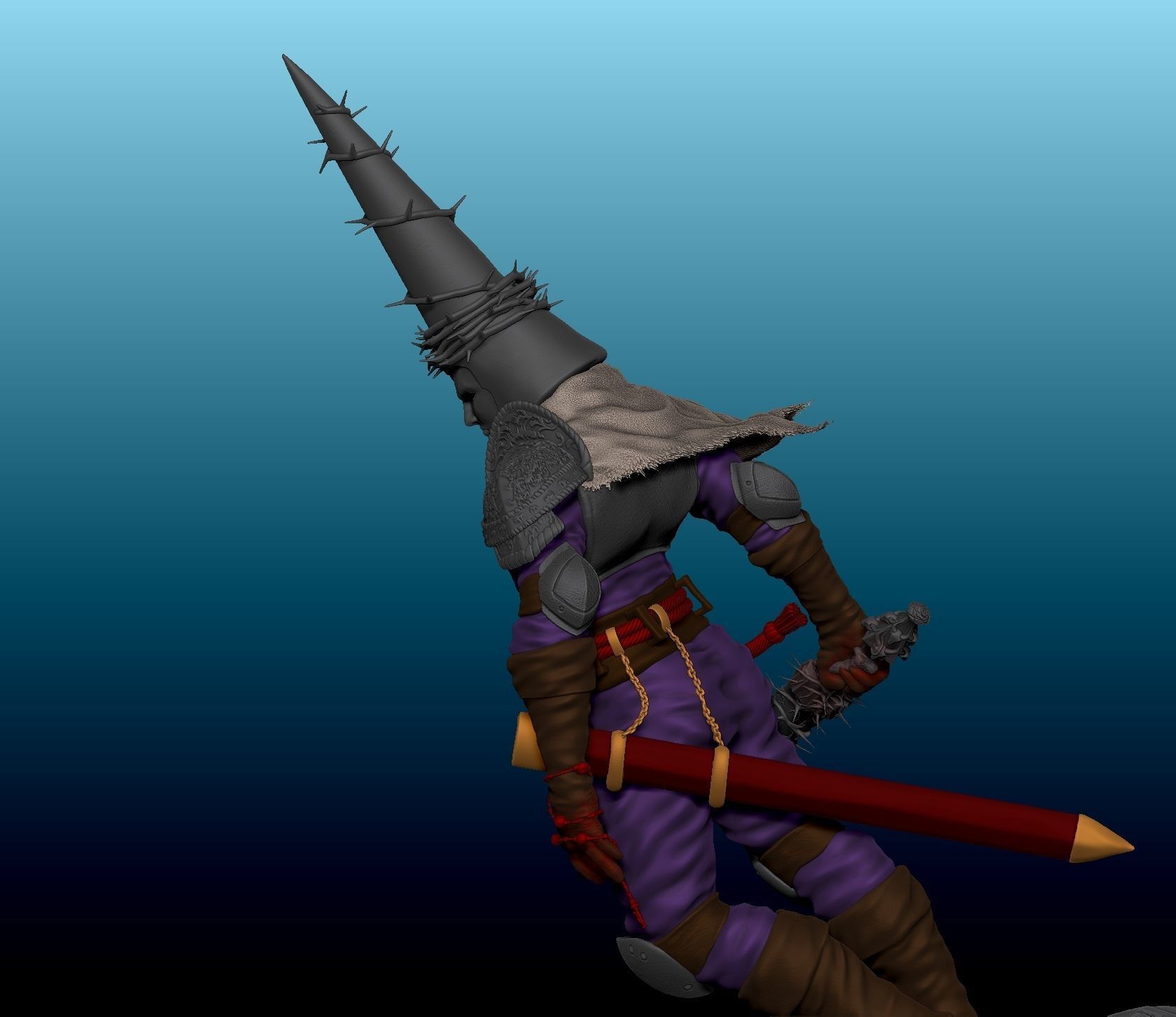 Penitent one from Blasphemous V3 3D model 3D printable | CGTrader