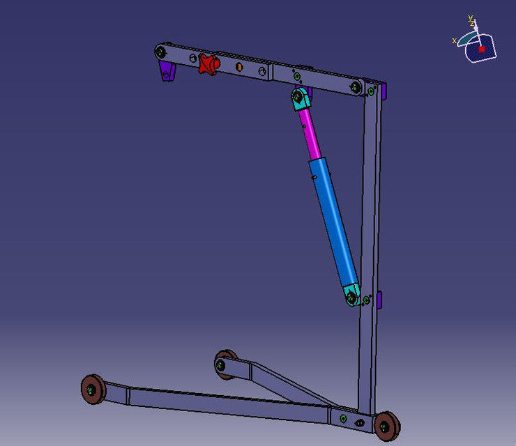 Workshop mini Crane free 3D model | CGTrader