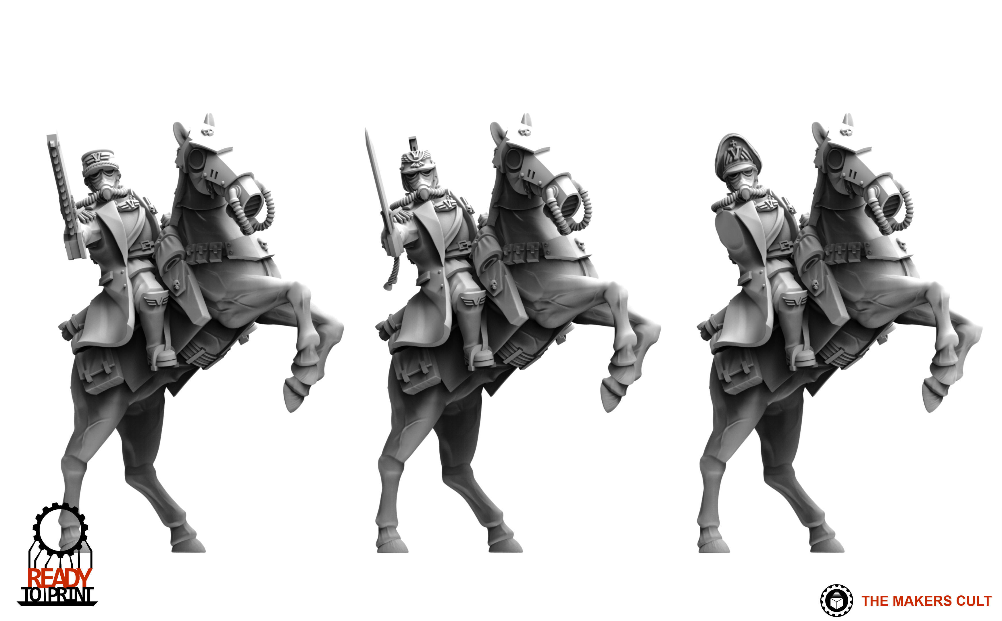 Valour Korps - Cavalry Marshal Ferdinand 3D model 3D printable | CGTrader