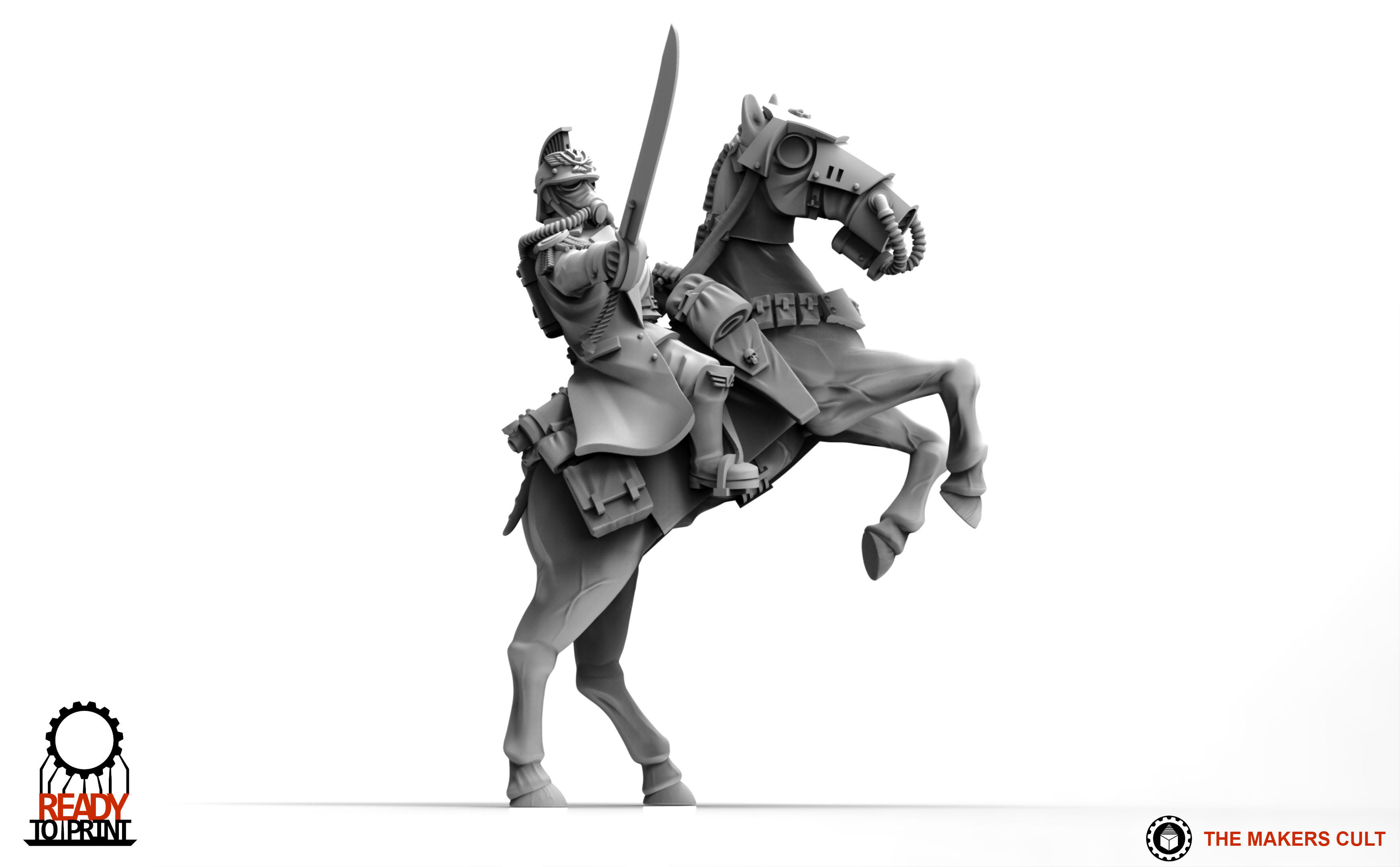 Valour Korps - Cavalry Marshal Ferdinand 3D model 3D printable | CGTrader