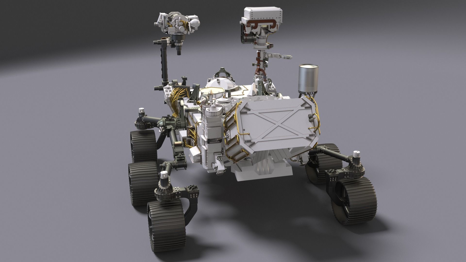 Perseverance Mars Rover 3D model rigged | CGTrader