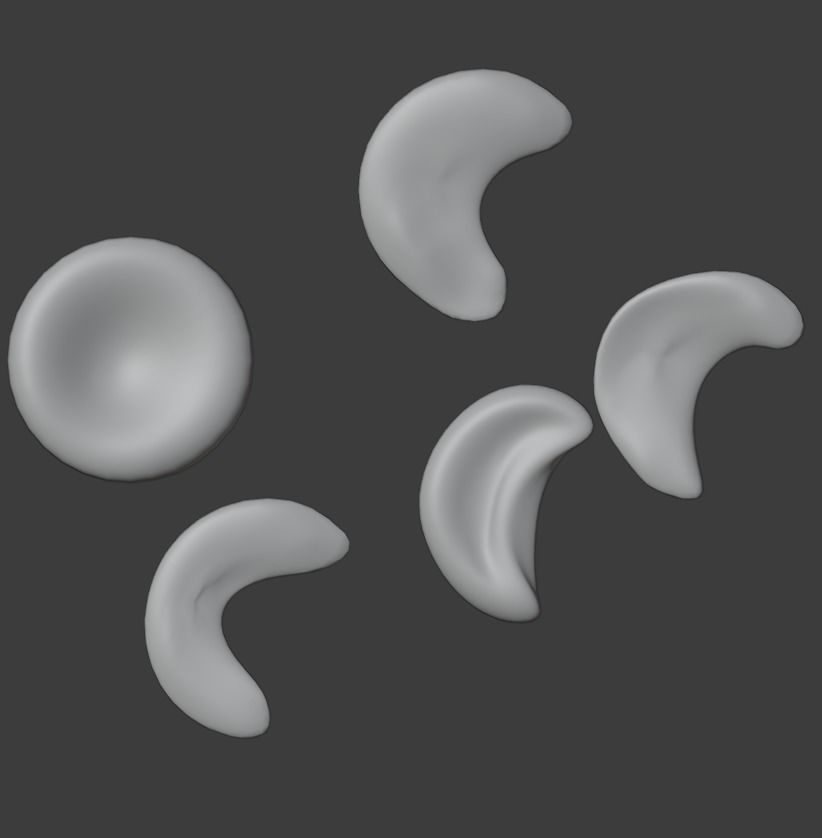 3D model Sickle Cells VR / AR / low-poly | CGTrader