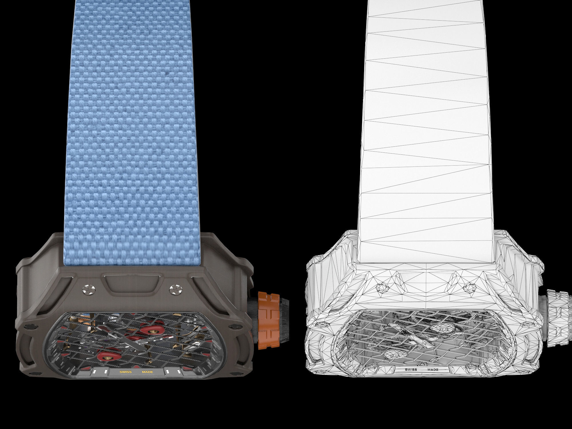 3D model Richard Mille Nadal RM 27-04 LOWPOLY VR / AR / low-poly | CGTrader