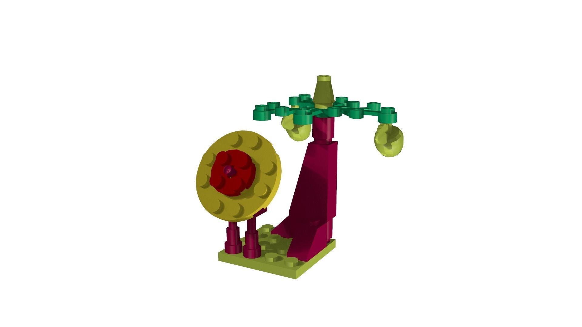 Lego Training target Model 30082 3D model | CGTrader