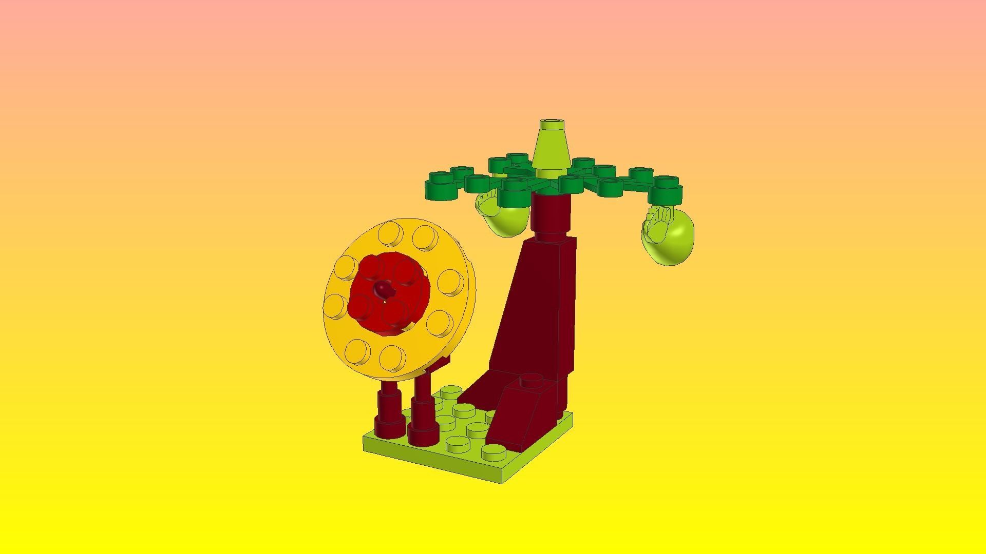 Lego Training target Model 30082 3D model | CGTrader