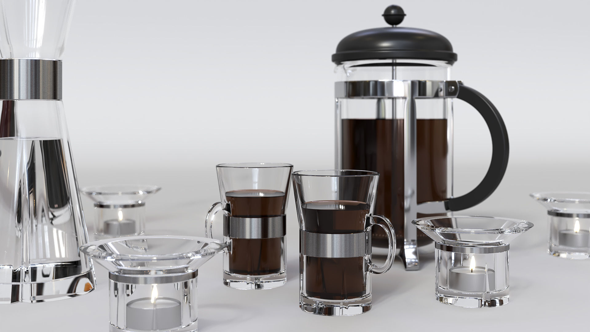 Kitchenware Rosendahl and Bodum HIGH quality 3D model rigged | CGTrader