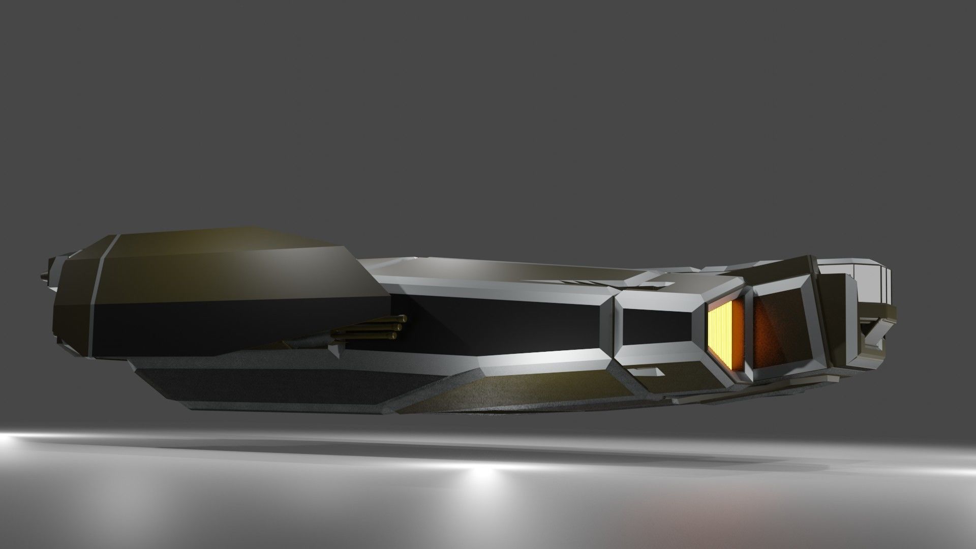 3D model Starship VR / AR / low-poly | CGTrader