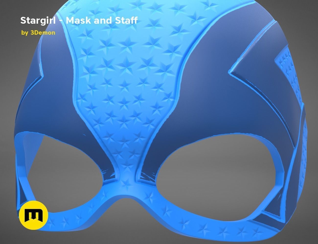 Stargirl - Mask 3D model 3D printable | CGTrader