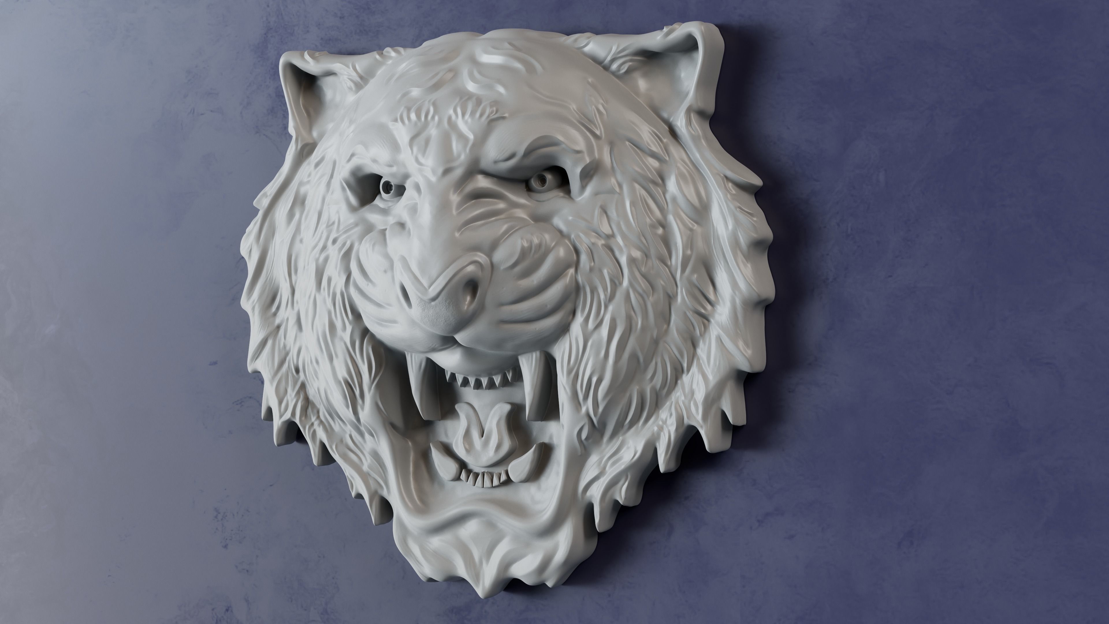 STL models for 3D printing and CNC Tiger 3D model 3D printable | CGTrader