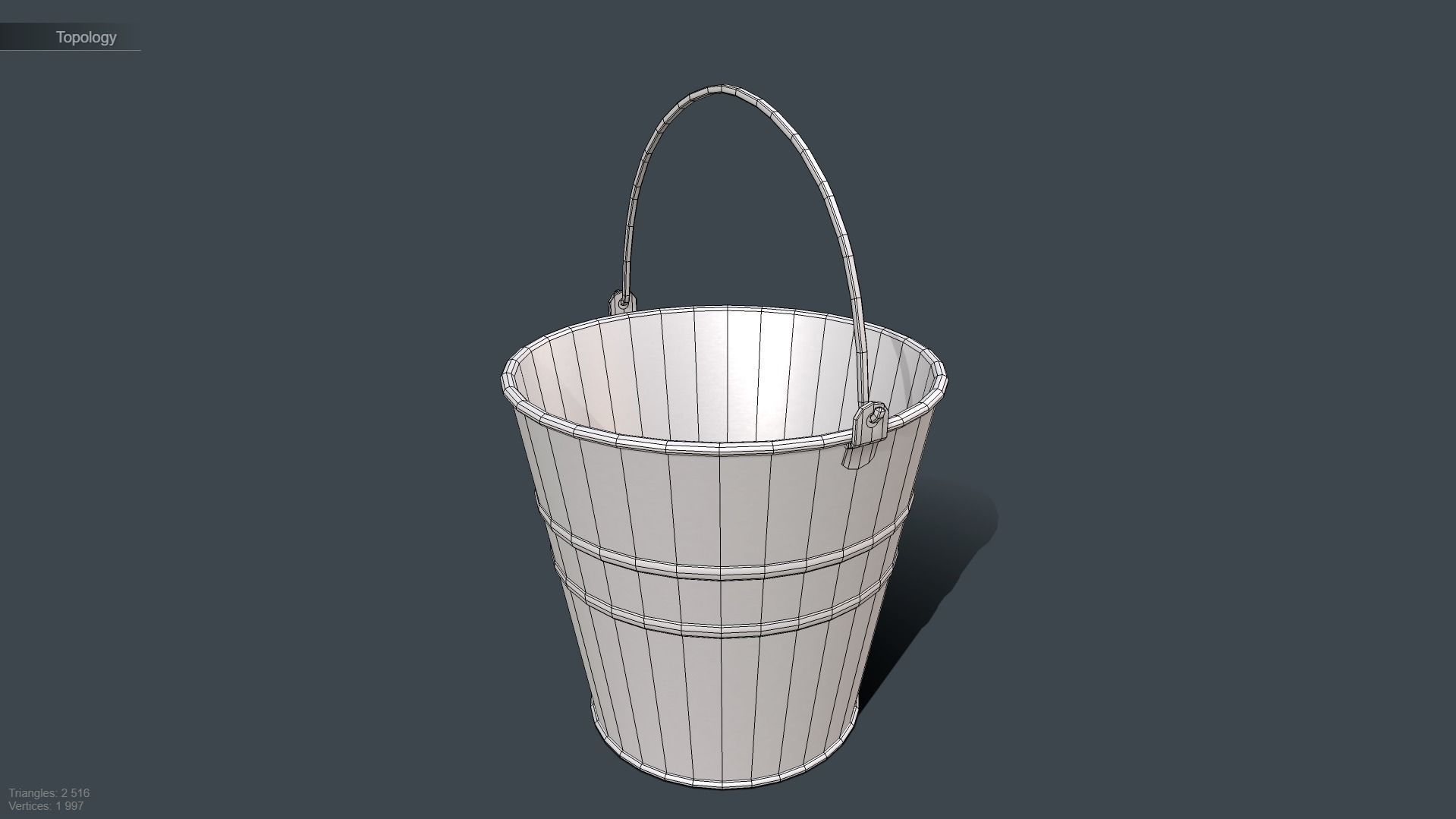 3D model New Bucket VR / AR / low-poly | CGTrader