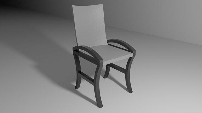3D model Low Poly Chair VR / AR / low-poly | CGTrader