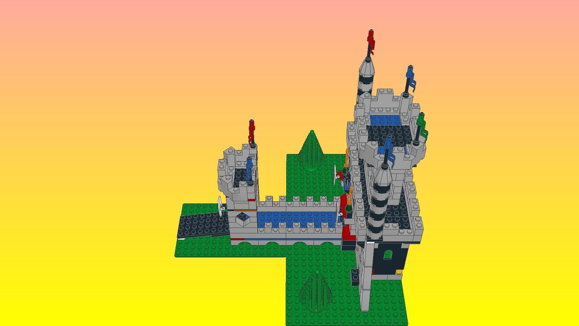 Lego Castle Model 0045 3D model | CGTrader