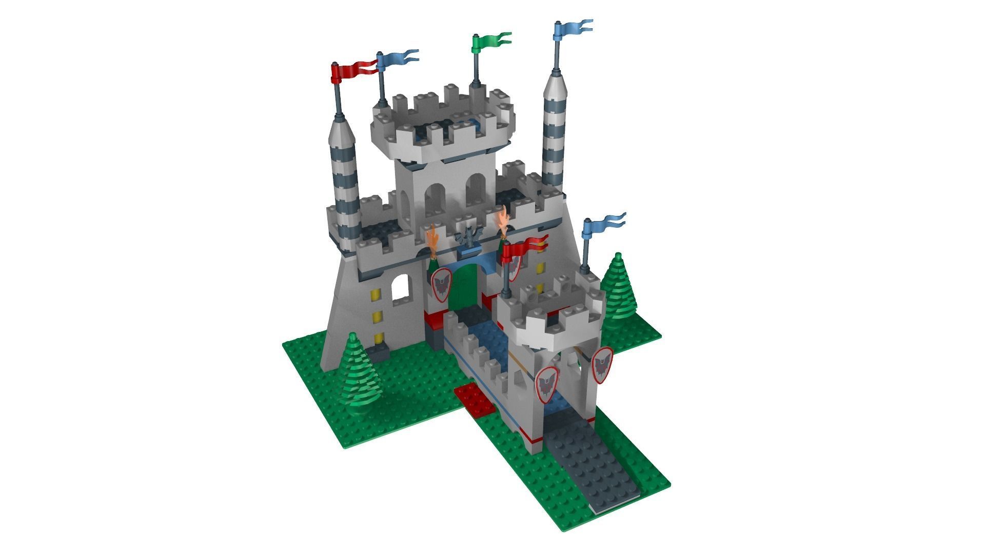 Lego Castle Model 0045 3D model | CGTrader