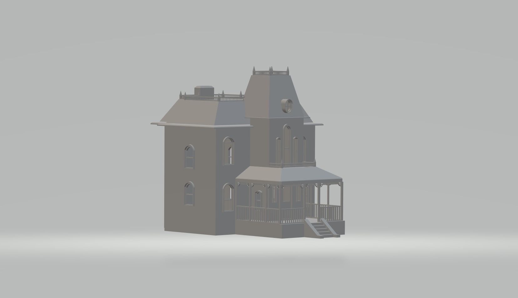 the Bates house 3D model 3D printable | CGTrader