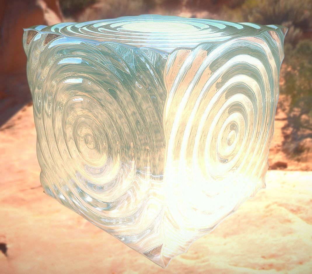 Wave Cube 2 free 3D model animated | CGTrader