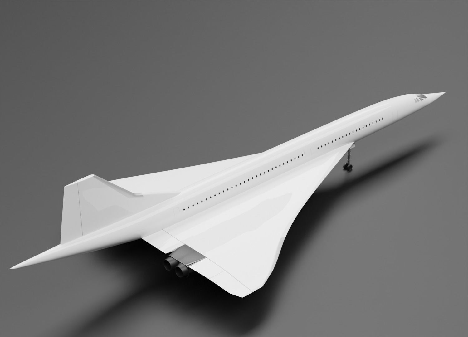 Concorde jet 3D model | CGTrader