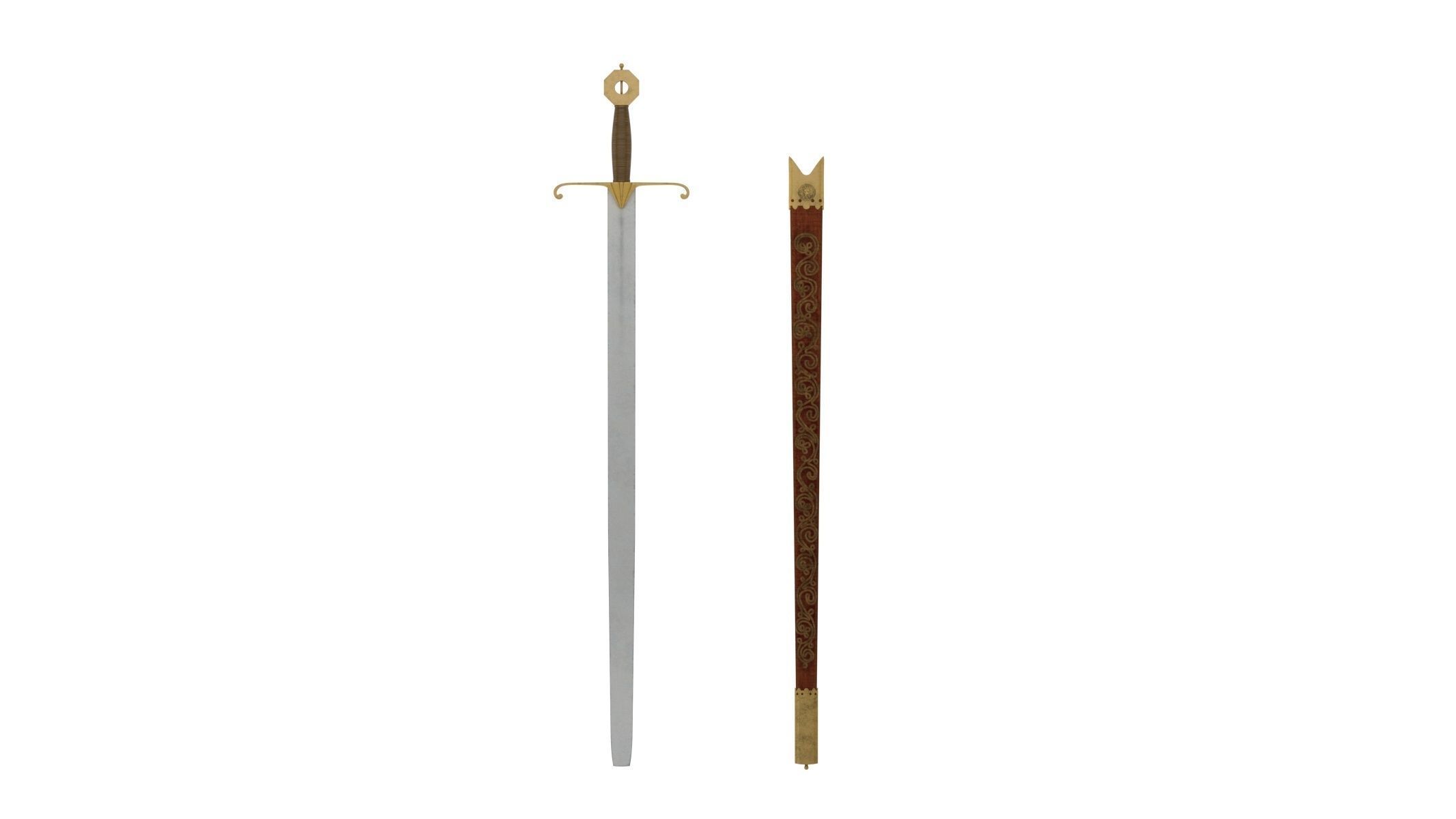 3D model Curtana Sword VR / AR / low-poly | CGTrader