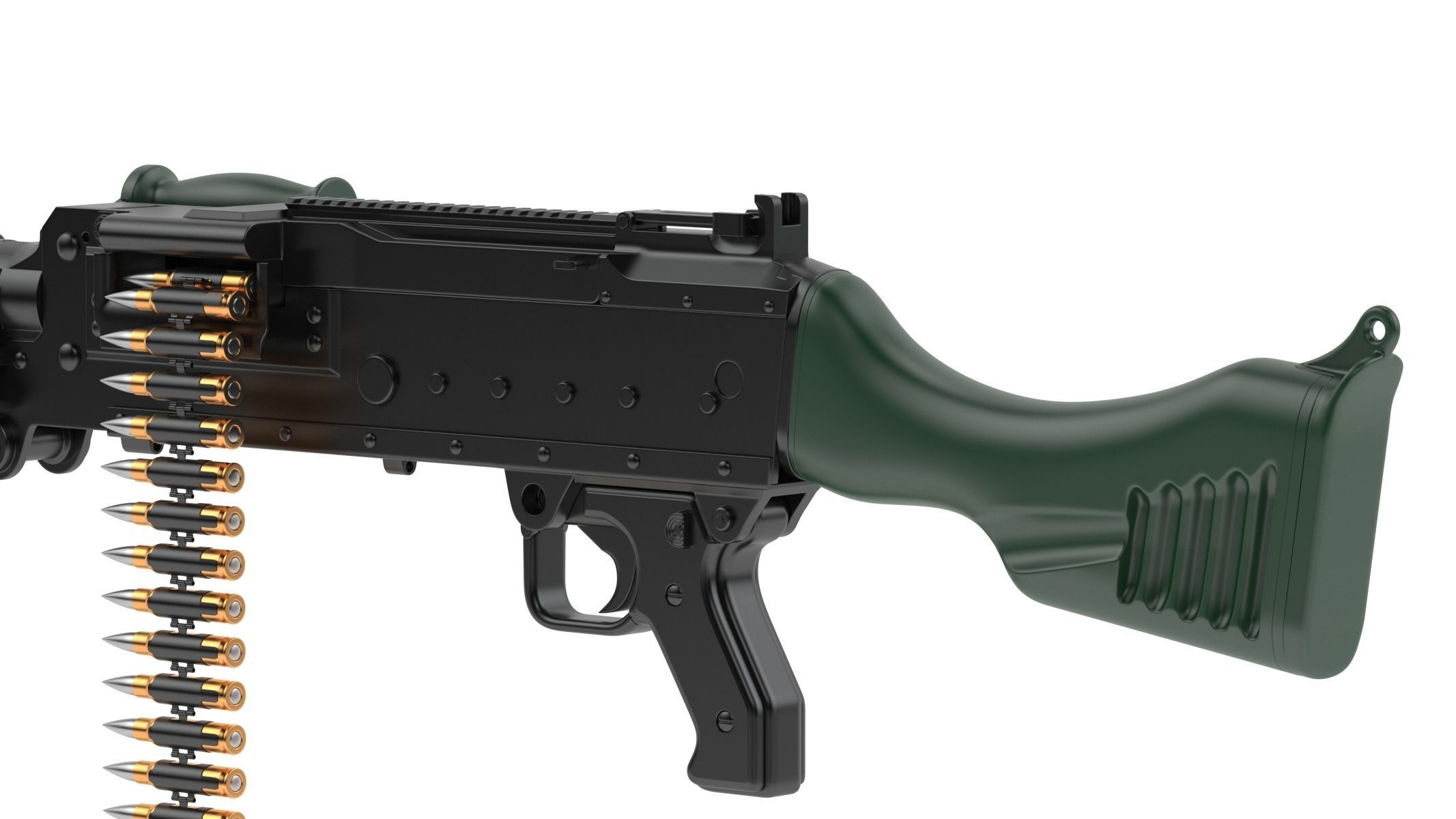 M240 Machine Gun 3D model | CGTrader