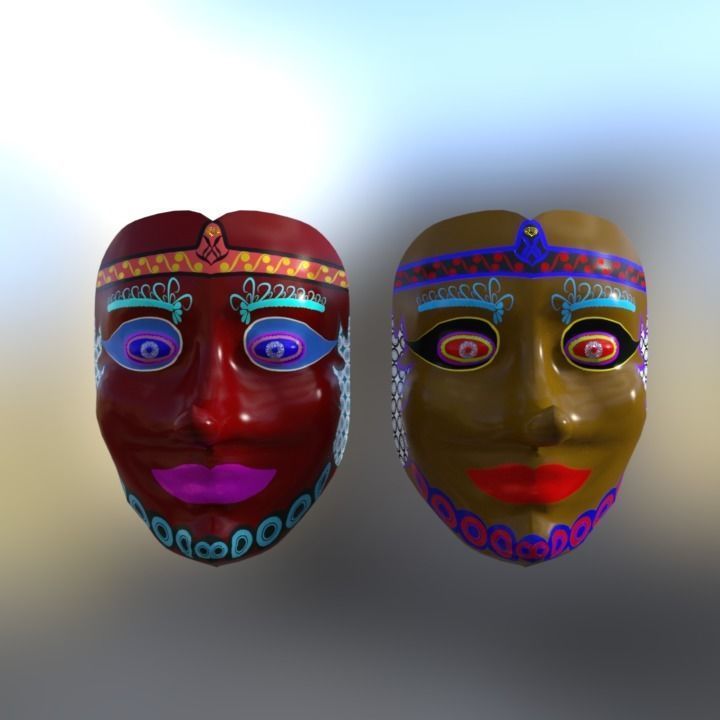 Long nose mask for Genesis 8 Female 3D model | CGTrader