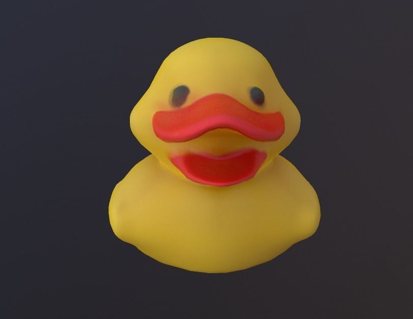 Rubber duckie free VR / AR / low-poly 3D model | CGTrader