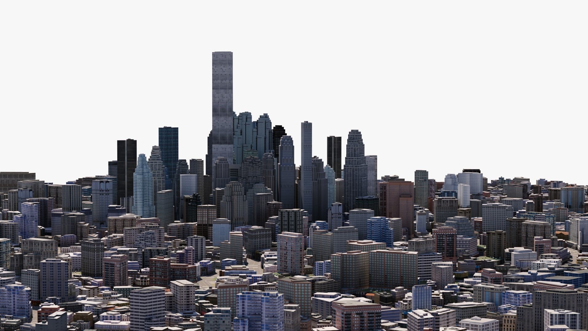 3D model Real Time City 19 VR / AR / low-poly | CGTrader