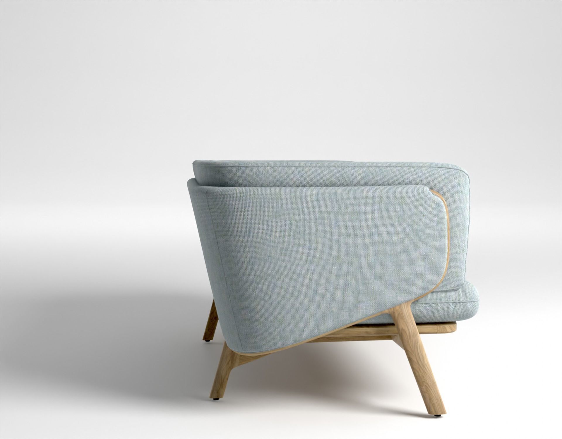 STANLEY SOFA 2seat ARM CHAIR 3D model | CGTrader