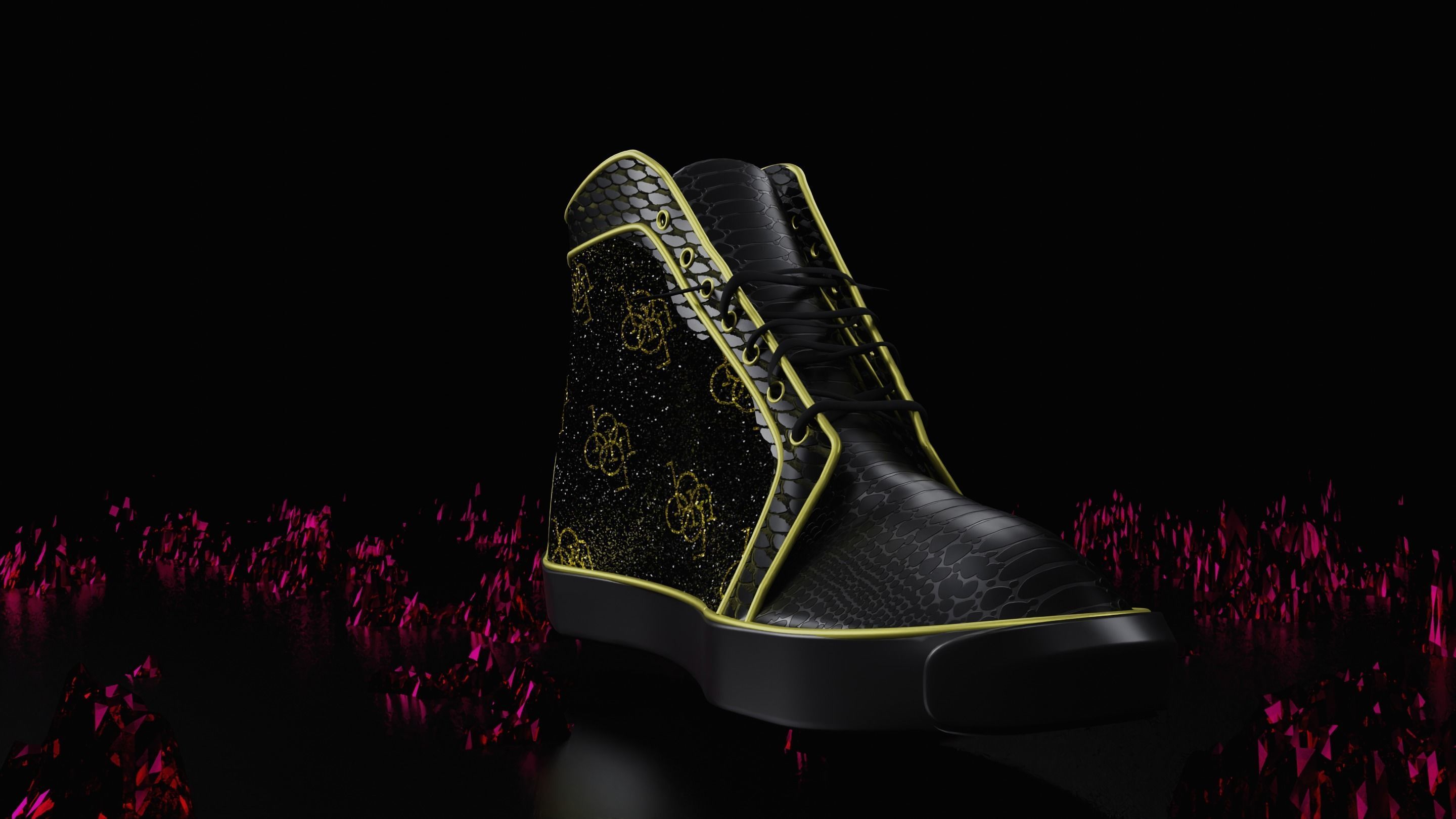 Custom Converse Model free 3D model | CGTrader