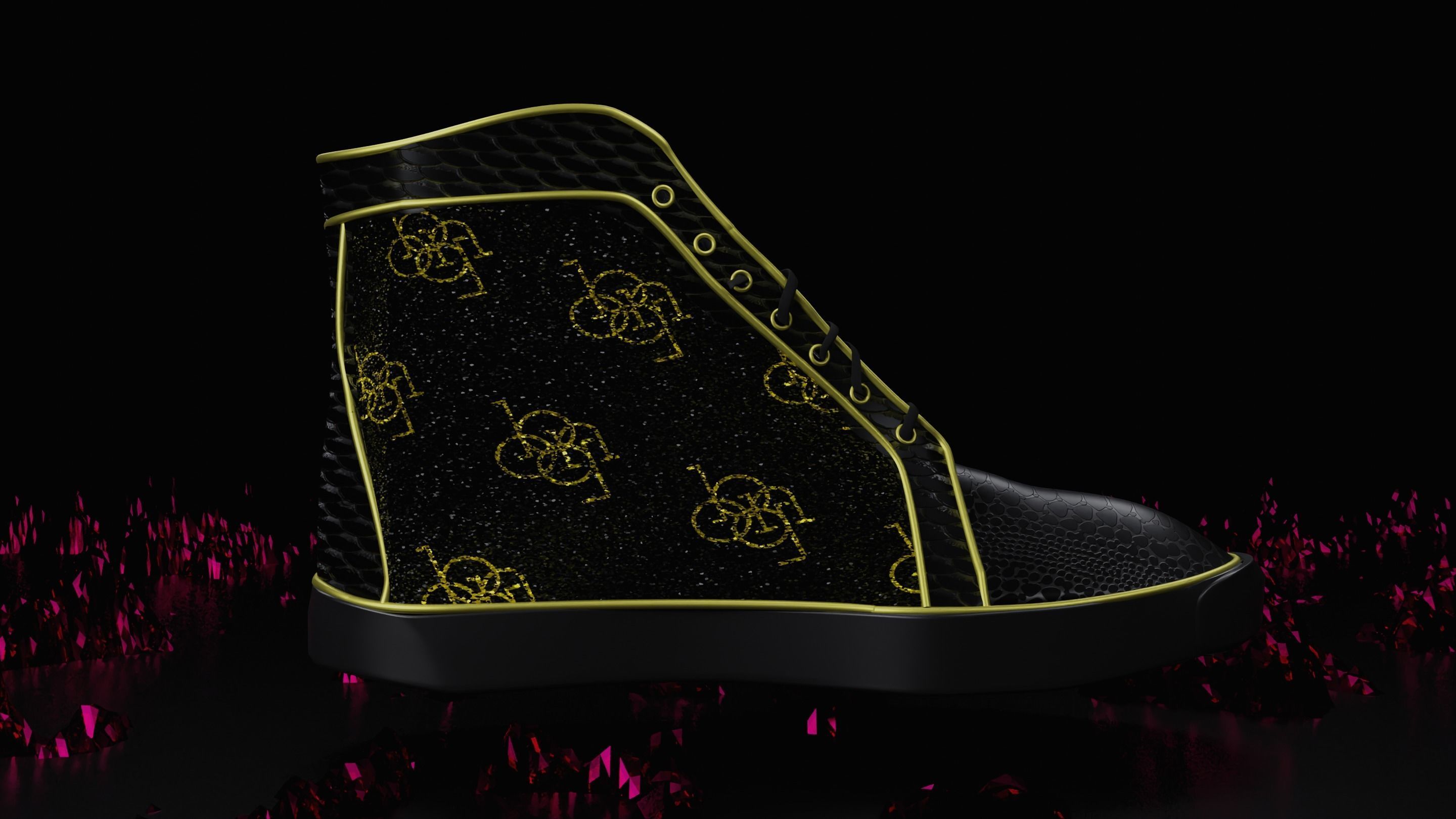 Custom Converse Model free 3D model | CGTrader