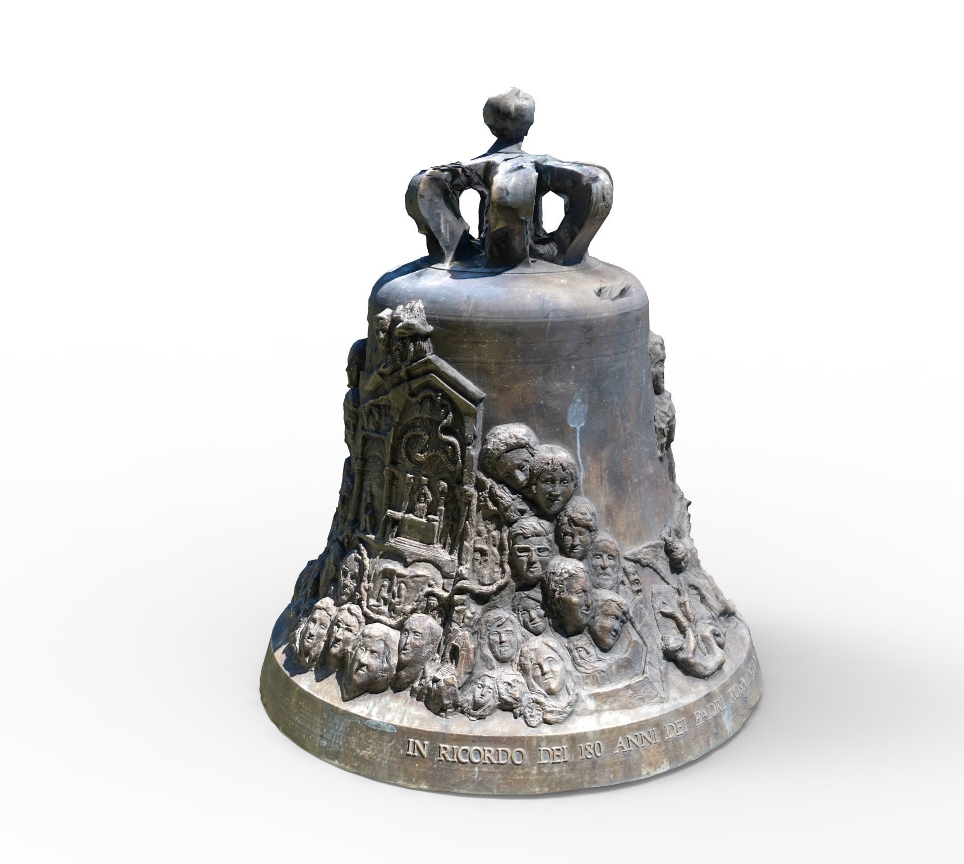 Decorated bell free VR / AR / low-poly 3D model | CGTrader