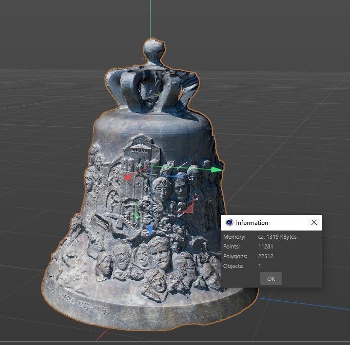 Decorated bell free VR / AR / low-poly 3D model | CGTrader