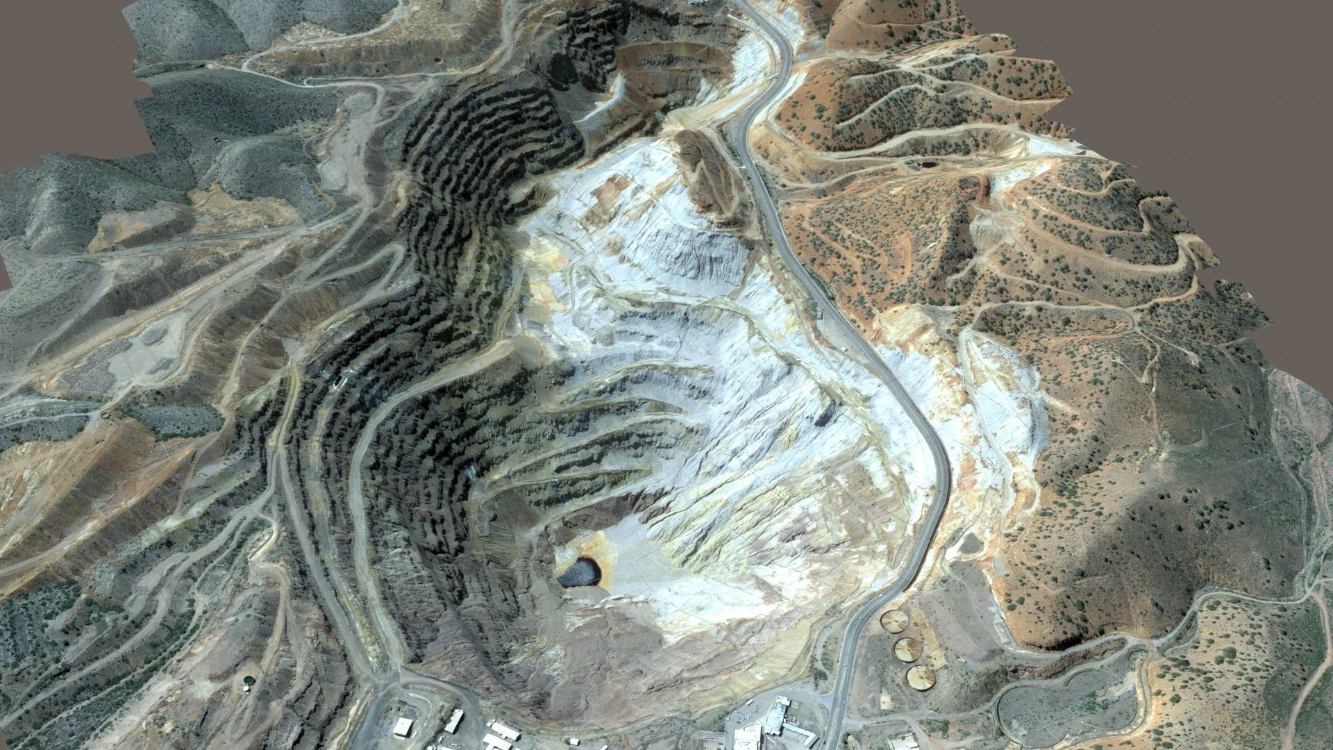 Opencast mine Lavender Pit 3D model | CGTrader